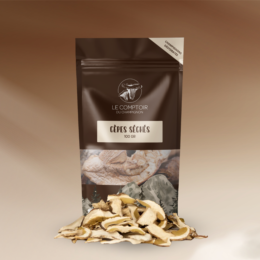 Cèpes Séchés 100g – Comptoir du Champignon